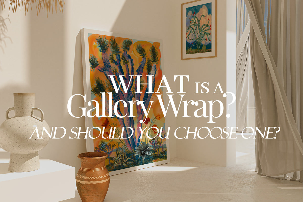 What is a Gallery Wrap? And Should You Choose One? – Nook At You