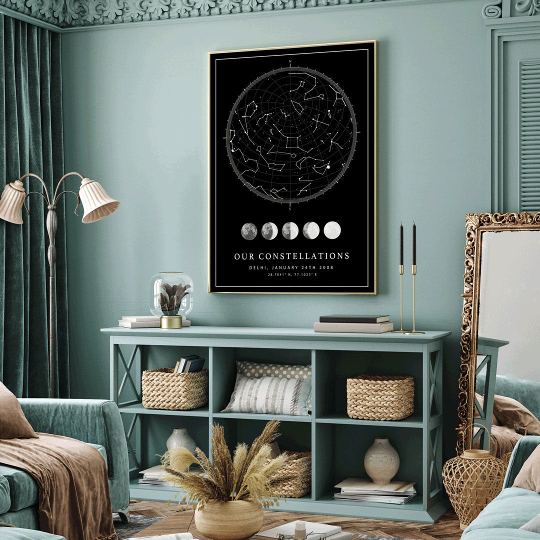 Custom Star Map Wall Art – Nook At You