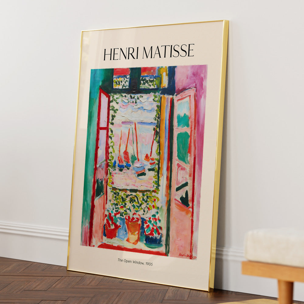 Henri Matisse - The Open Window, 1905 | Famous Painting By Matisse ...
