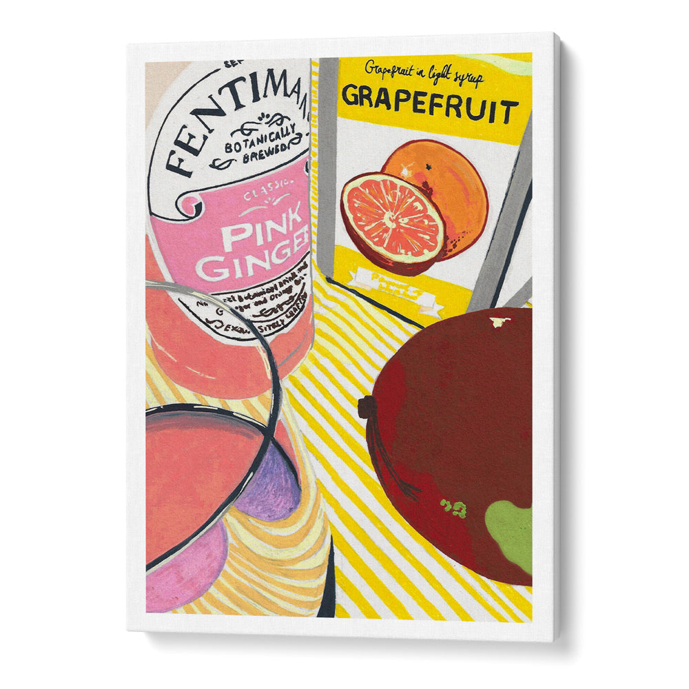Grapefruit & Ginger Poster | Colourful Pop Art for Room Décor At Nook ...