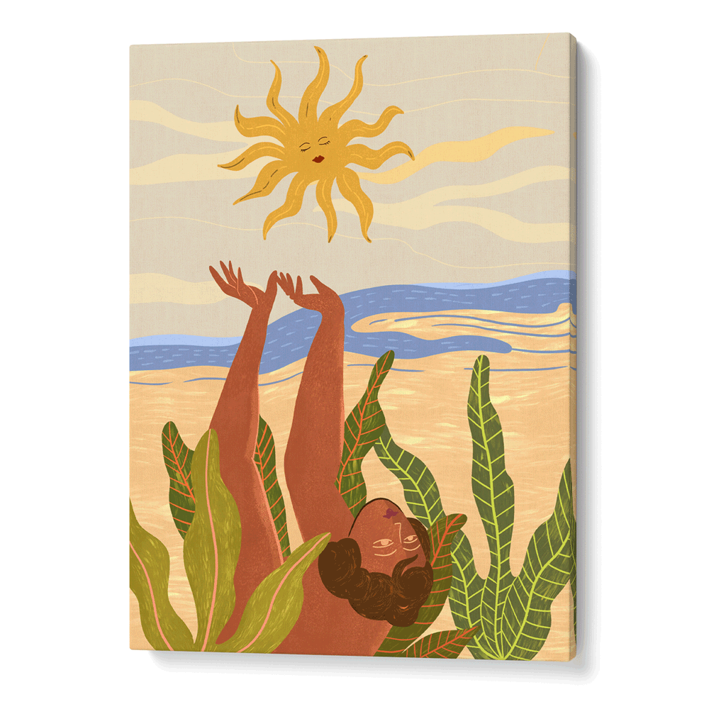 Nook x Arty Guava - Sun Worship | Aesthetic Boho Framed Wall Art – Nook ...