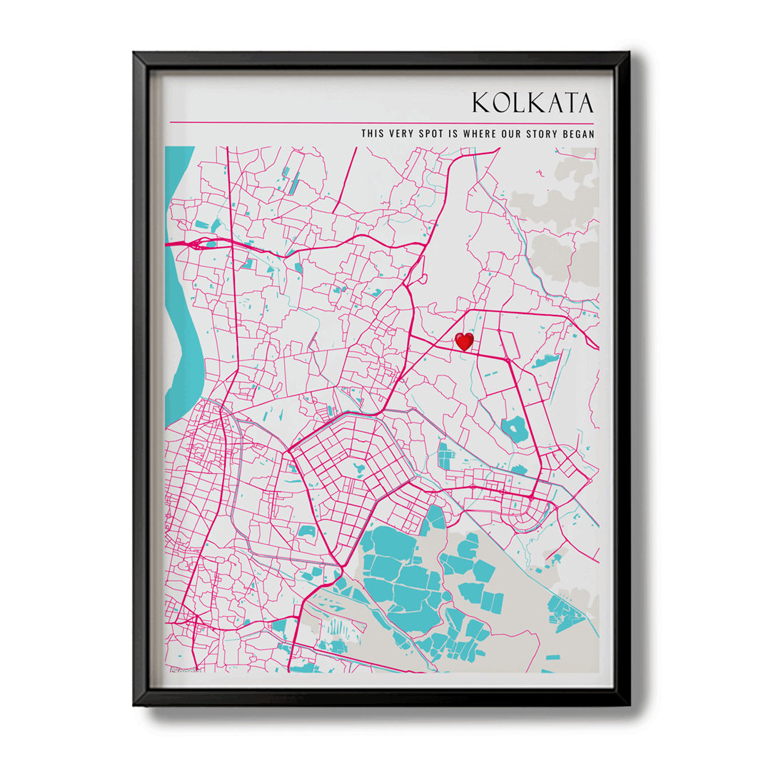 Custom Map Art | Personalized Street Map Print for Gifts & Décor – Nook ...