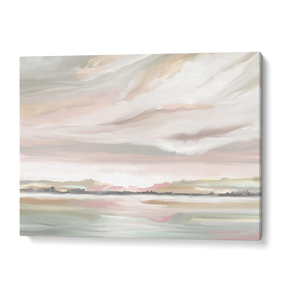 Misty Marshmallow | Pastel Landscape Canvas Painting | Nook At You