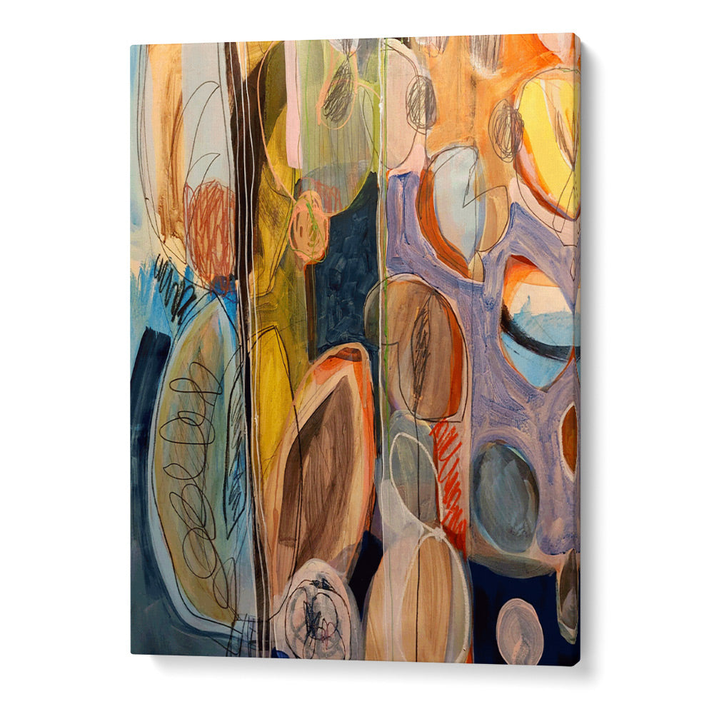 Elements Organisees | Complex Abstract Layered Canvas Print | Nook At You