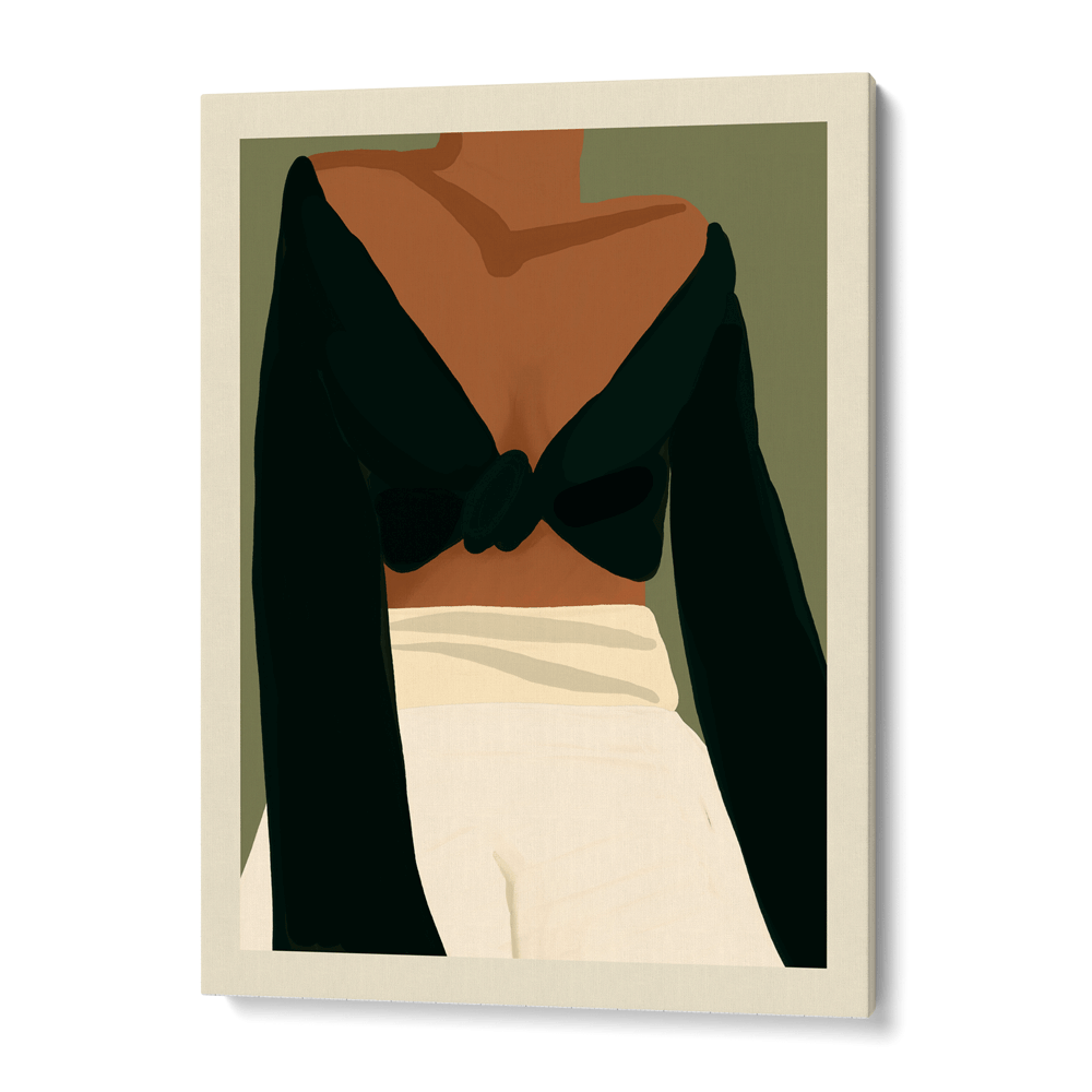 Chic Fashion Framed Large Canvas Poster, Wallart Illustrations – Nook ...