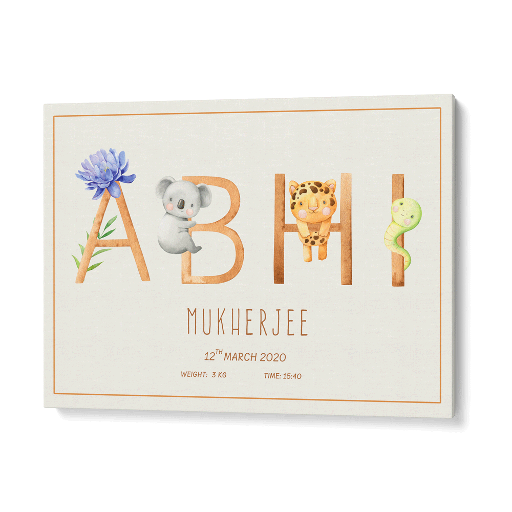 Personalized Kids Name Poster, Kids Gifting Idea Customized – Nook At You