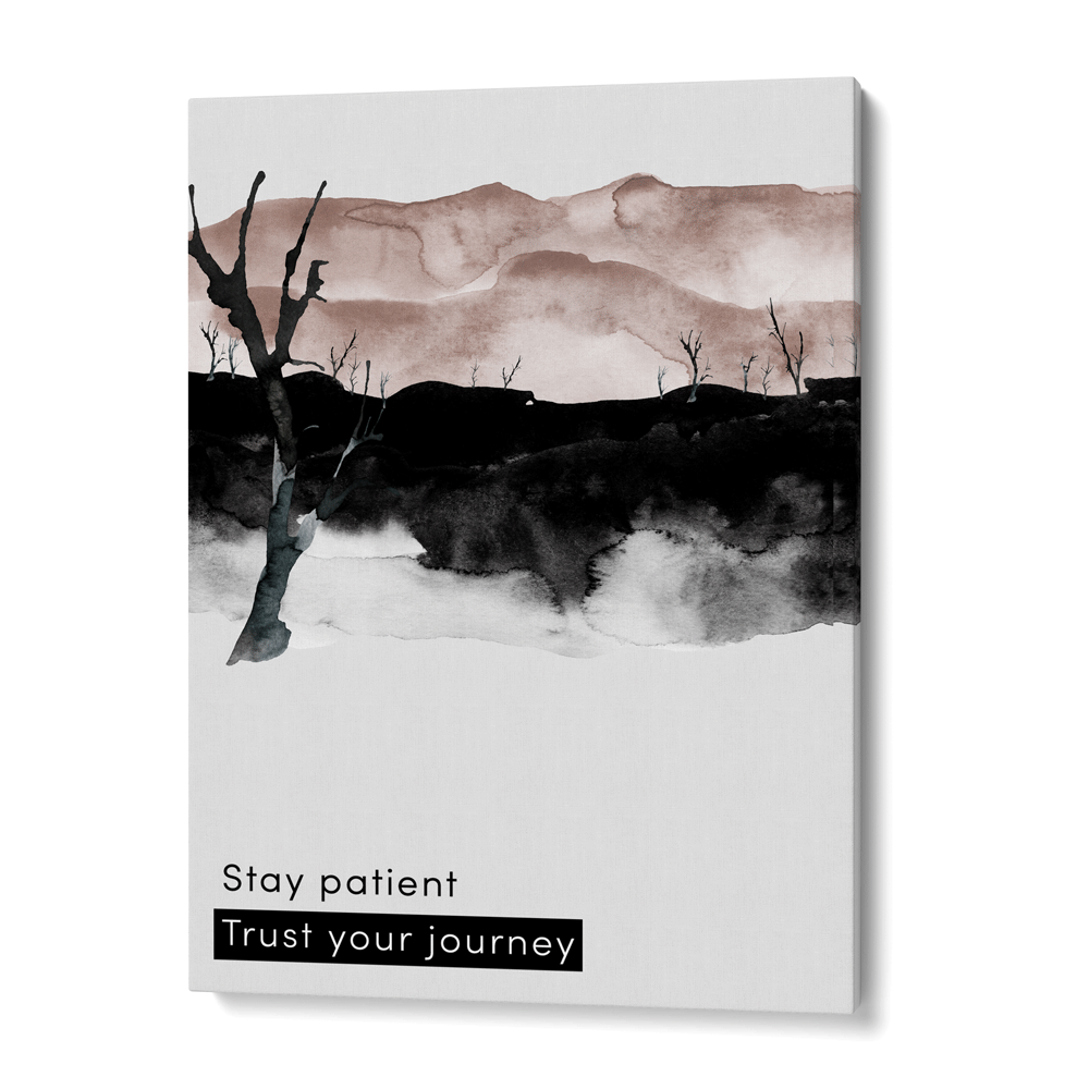 Stay Patient Watercolour Art, Posters For Office & Study Room – Nook At You